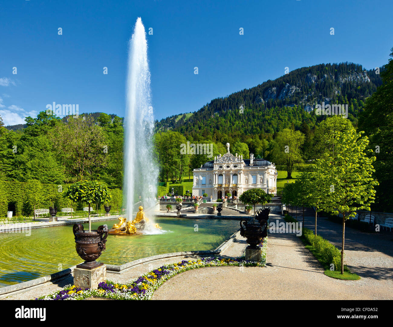 Linderhof Palace, Ettal, Upper Bavaria, Germany Stock Photo - Alamy