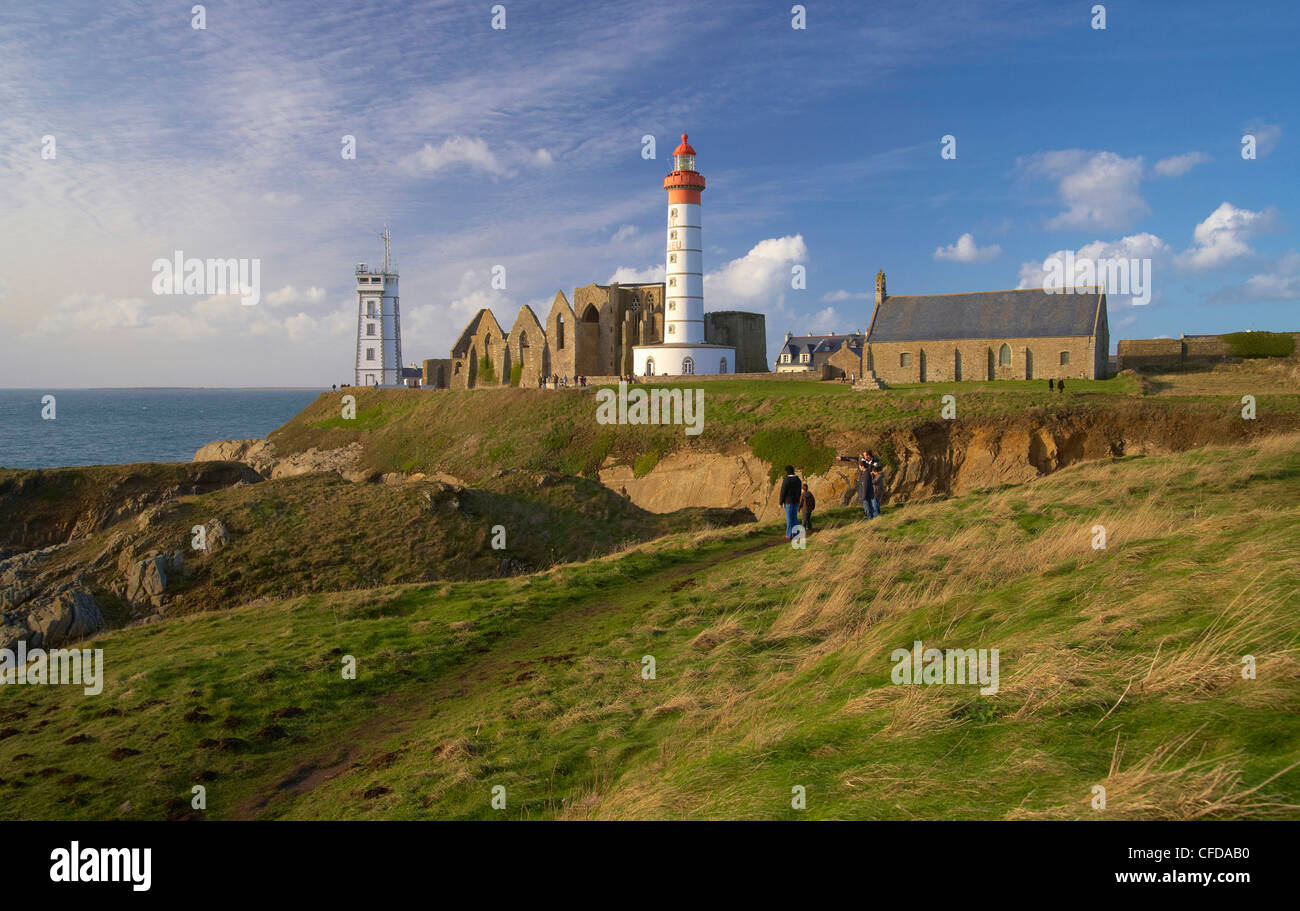 Pointe de St Mathieu, Finistere, Bretagne, France, Europe Stock Photo ...