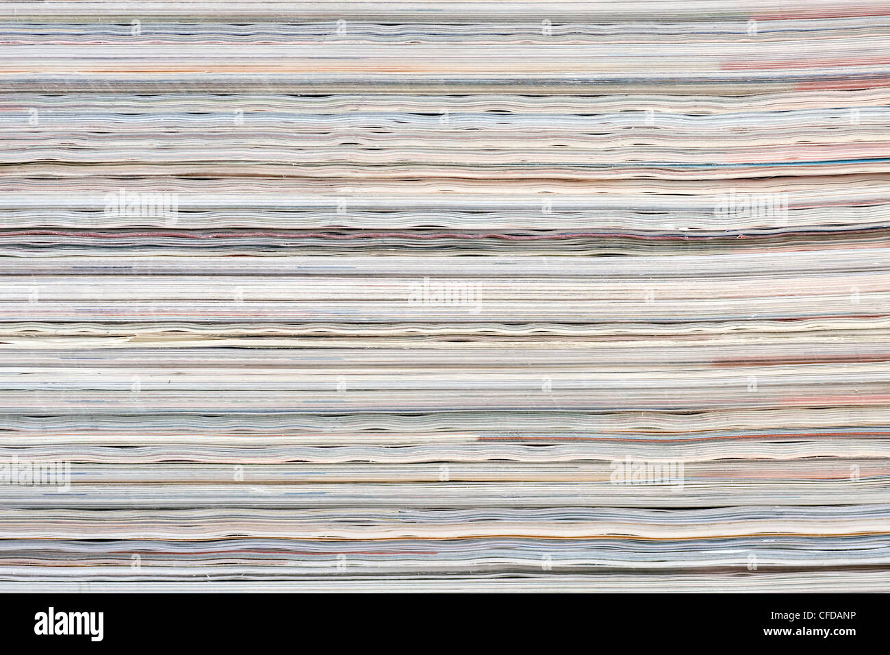 Pile of magazines texture, ready for recycling Stock Photo - Alamy