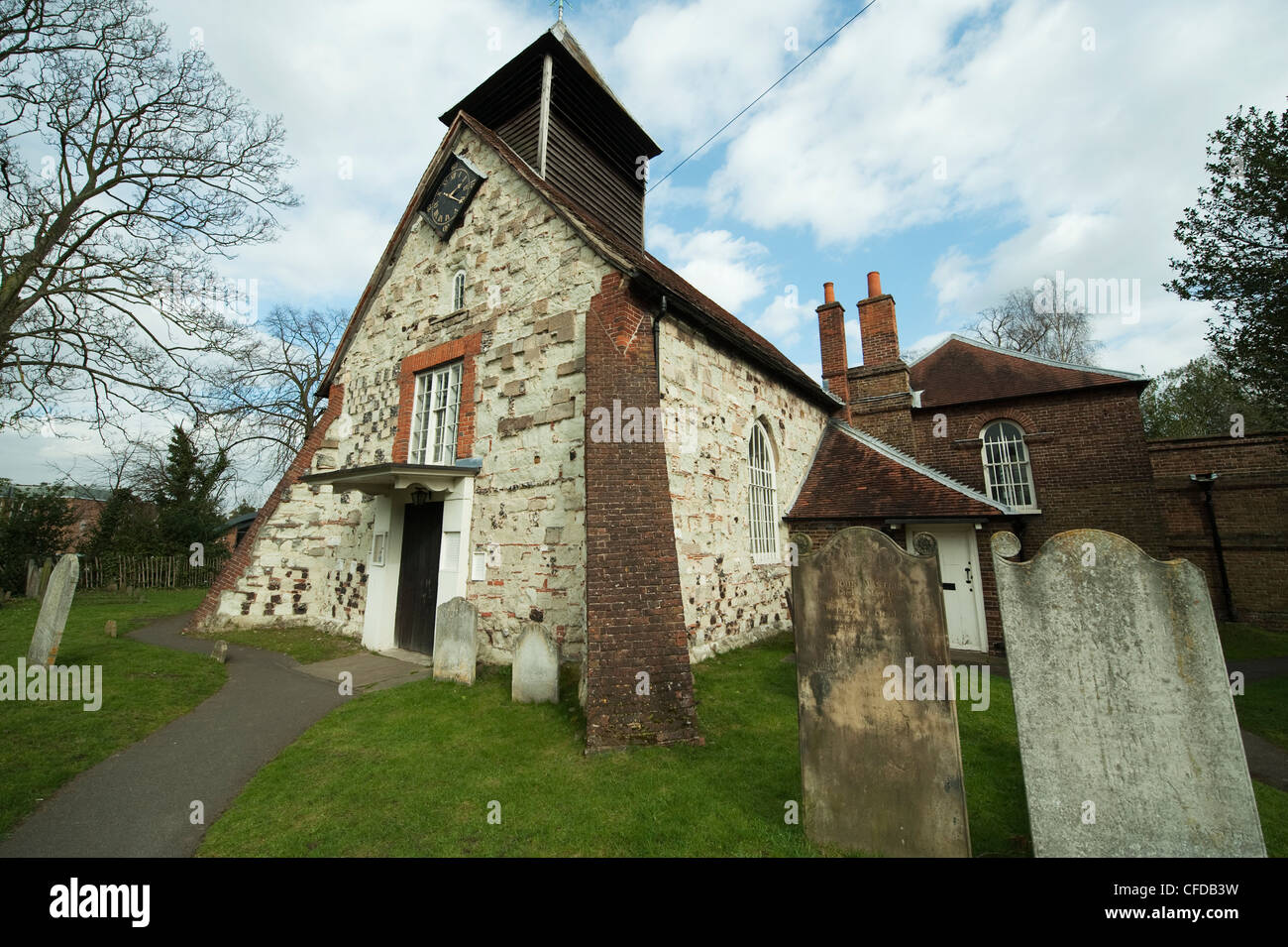 St Georges Church in Esher, a 16th century church with original Tudor ...