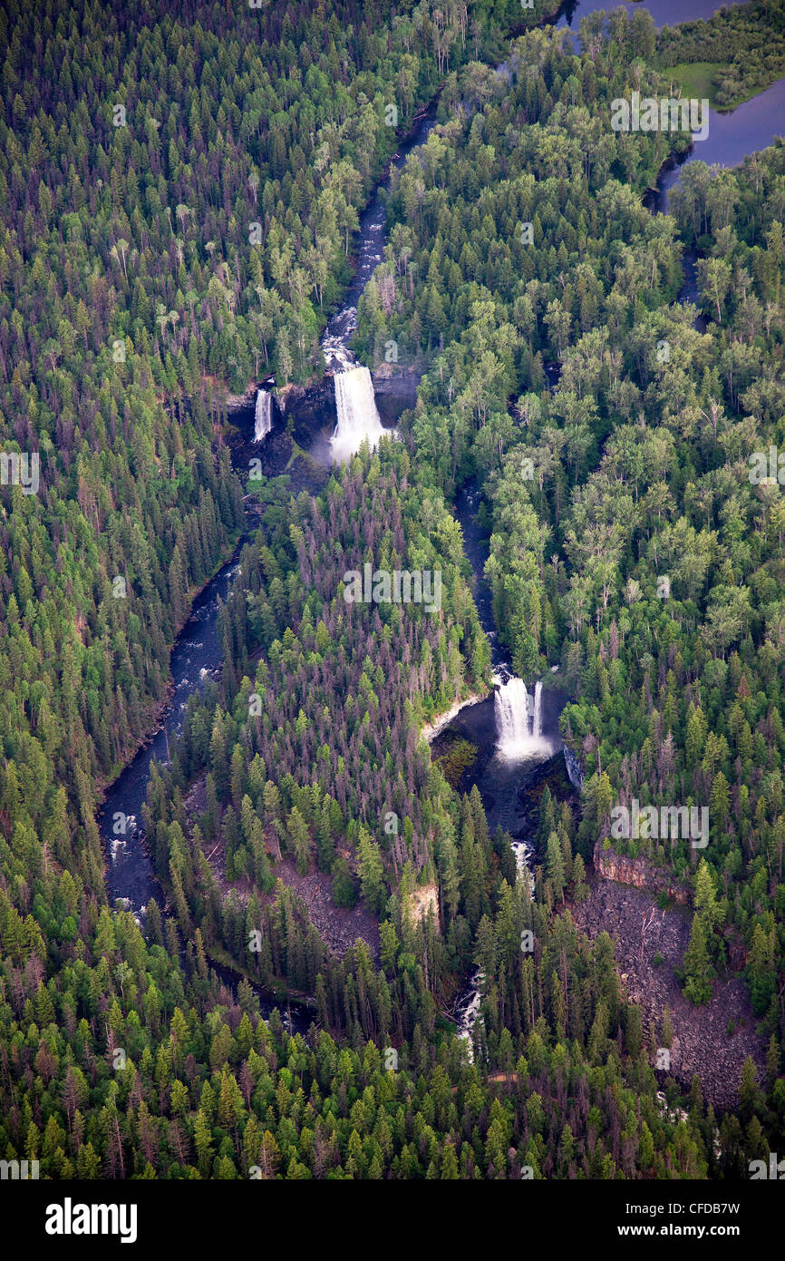 Mahood Falls in Wells Grey Provincial Park, British Columbia, Canada ...