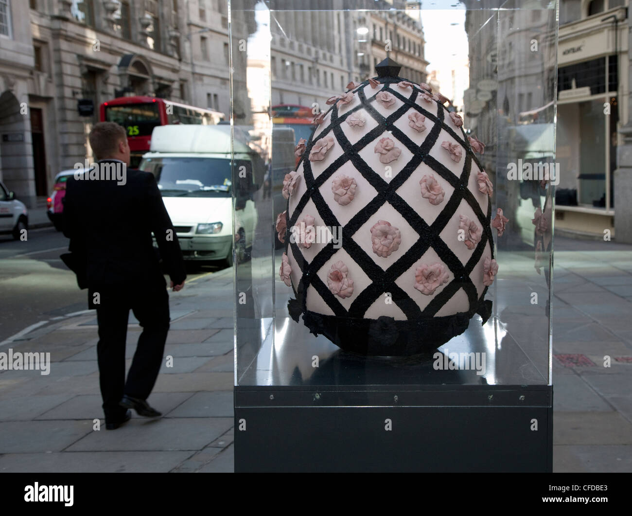 Faberge Big Egg Hunt, London - artist Rachel Freire with ECCO Leather ...