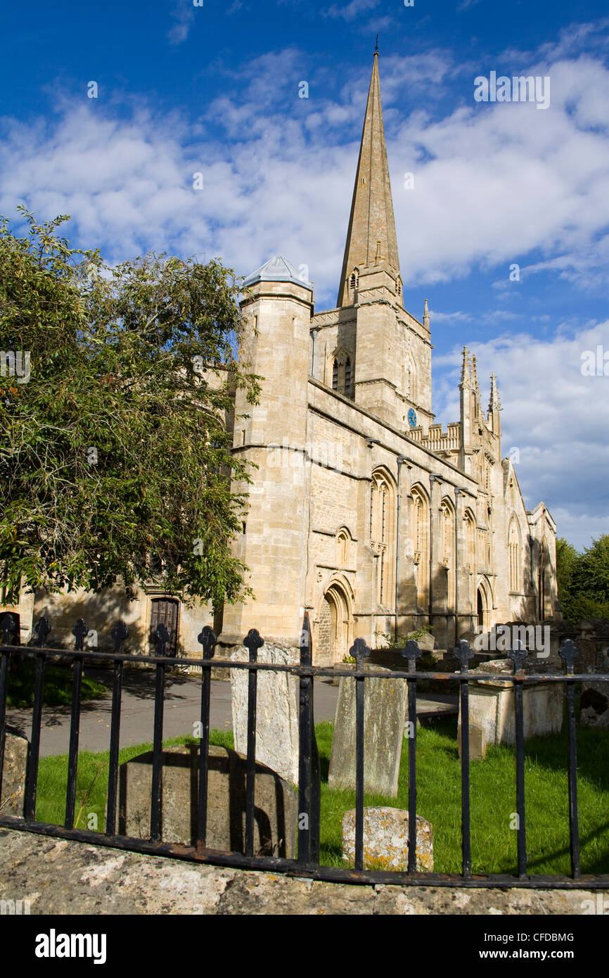 St. John the Baptist Church, Burford, Oxfordshire, Cotswolds, England ...