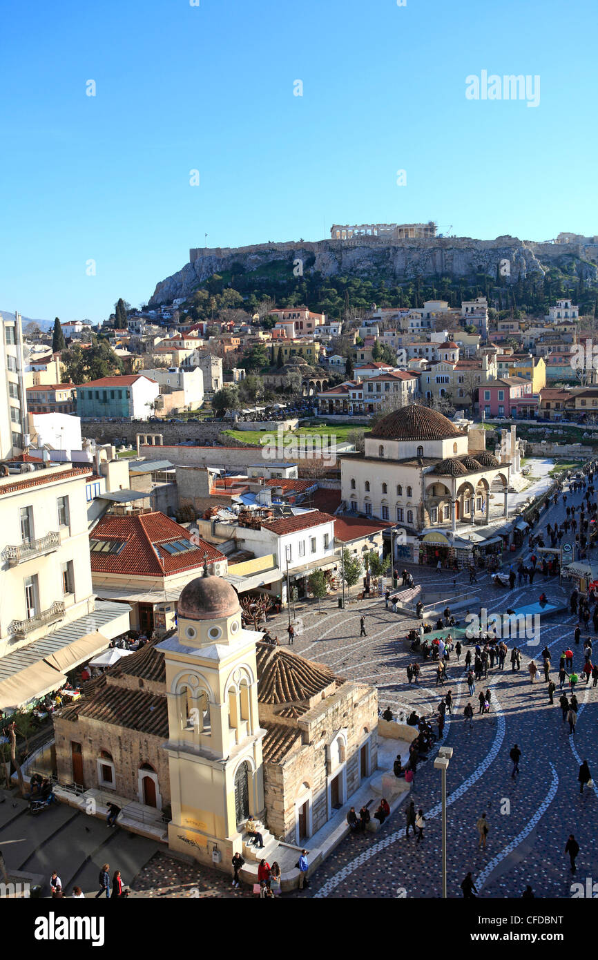 Aerial acropolis athens hi-res stock photography and images - Alamy