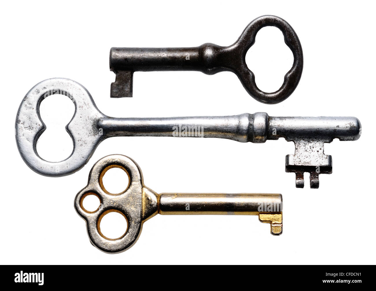 Assorted Antique Keys Stock Photo - Alamy