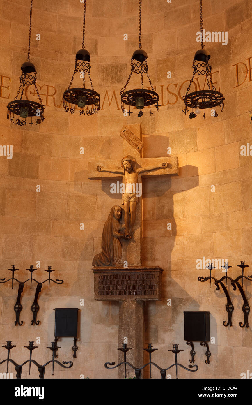 Chapell, El Calvari, Calvary, Via Crucis, stair with 365 steps ...