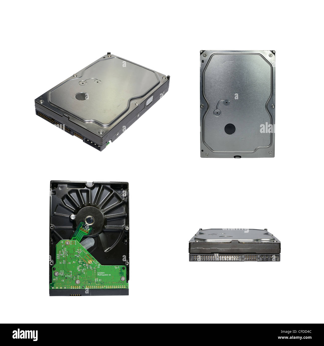 different angle shot of a generic hard disk drive Stock Photo - Alamy