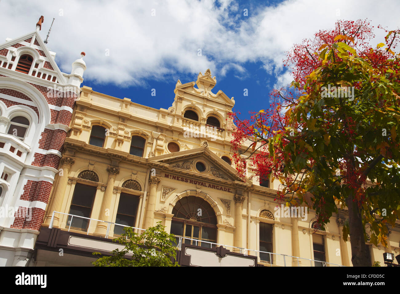 Colonial architecture in downtown Perth, Western Australia, Australia ...