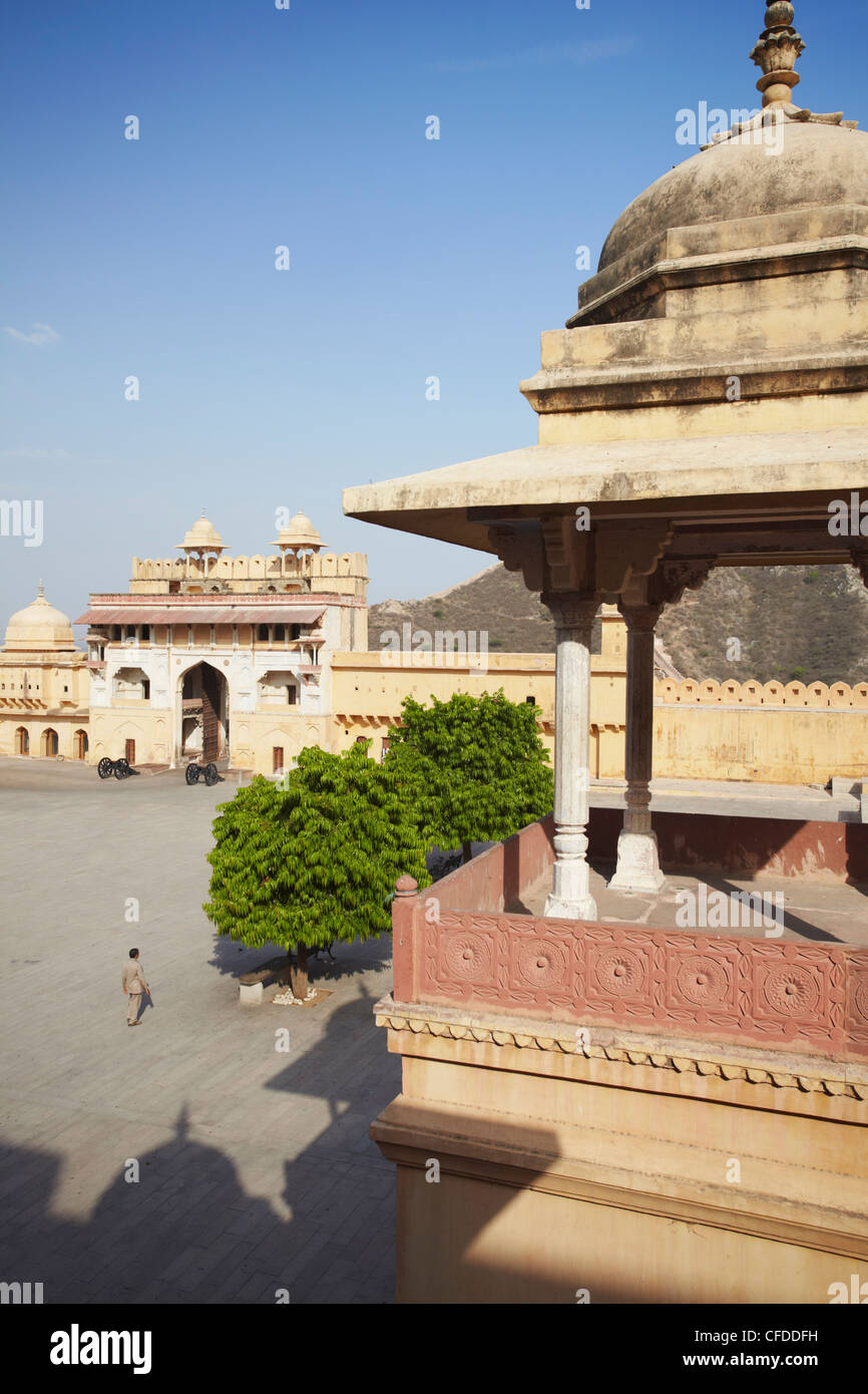 Courtyard of amber fort rajasthan india hi-res stock photography and ...