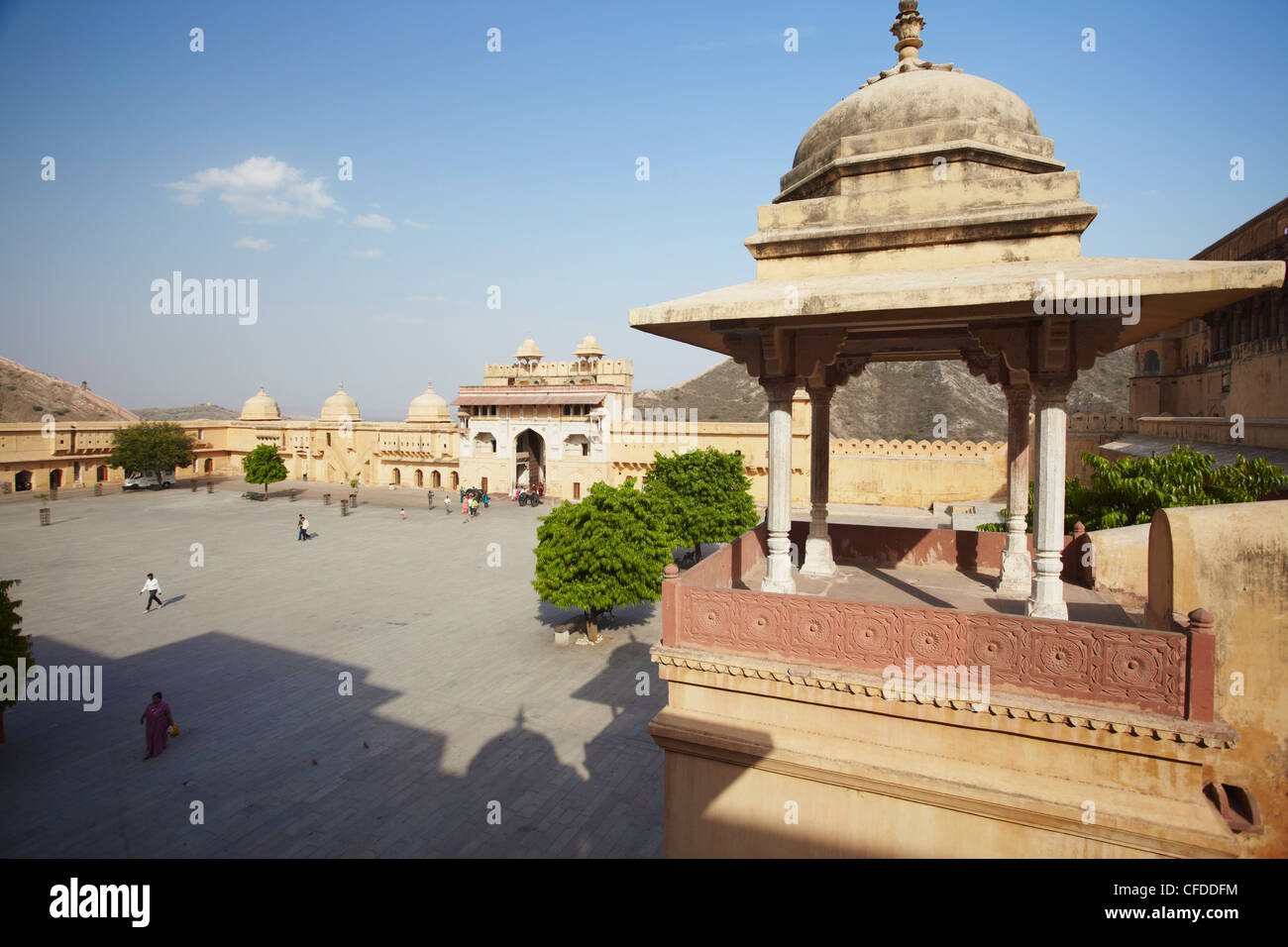 Courtyard of amber fort rajasthan india hi-res stock photography and ...