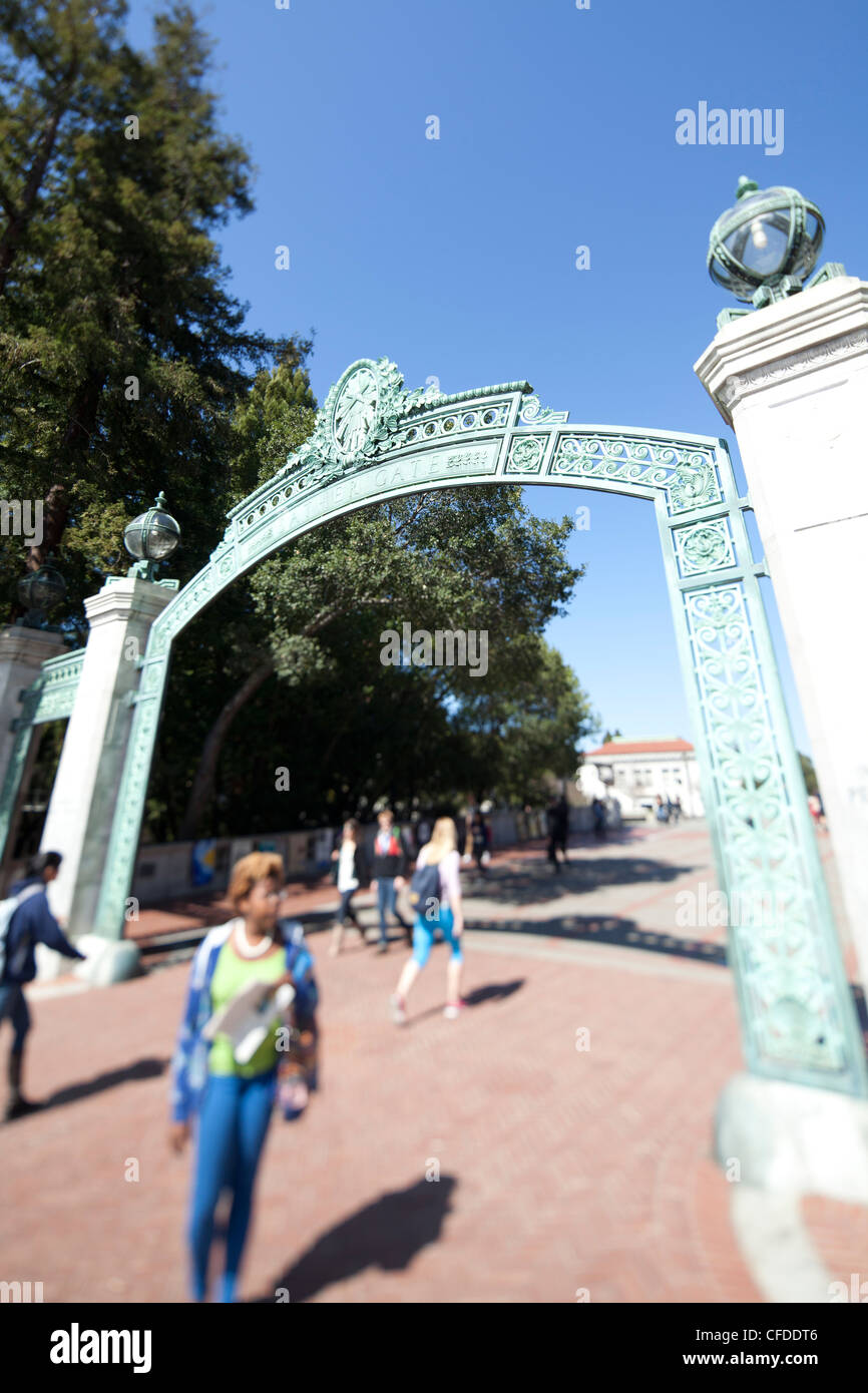 Sather Gate, University of California Berkeley Campus Stock Photo - Alamy