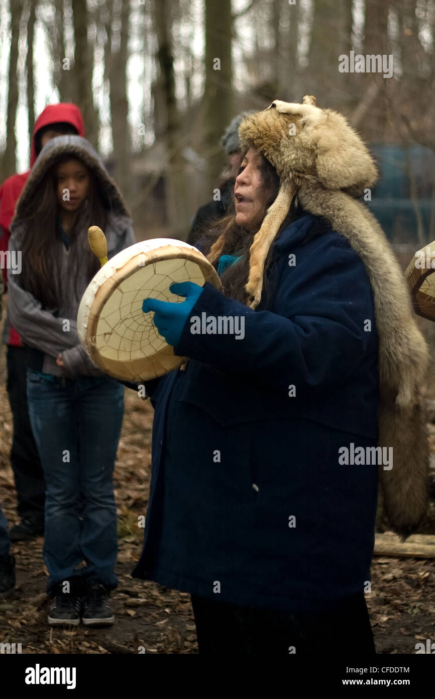 A traditional First Nations ceremony marked the opening of the Kinsmen ...