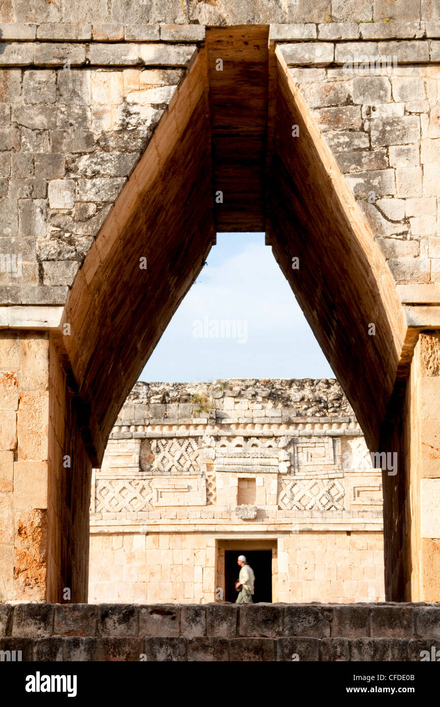Mayan ruins of Uxmal, UNESCO World Heritage Site, Yucatan, Mexico Stock ...