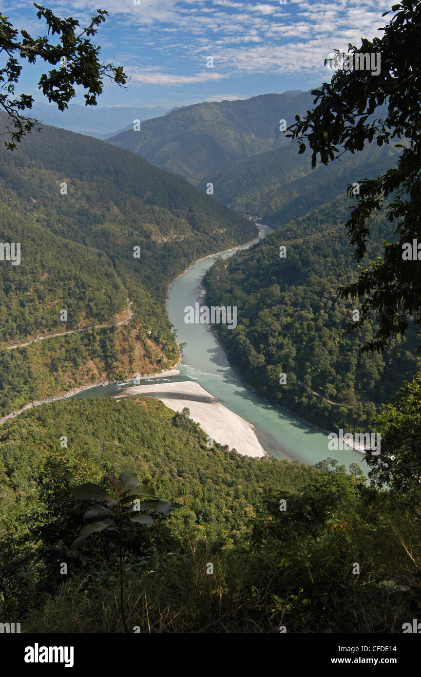 The Tista River flowing through Sikkim, India, Asia Stock Photo - Alamy