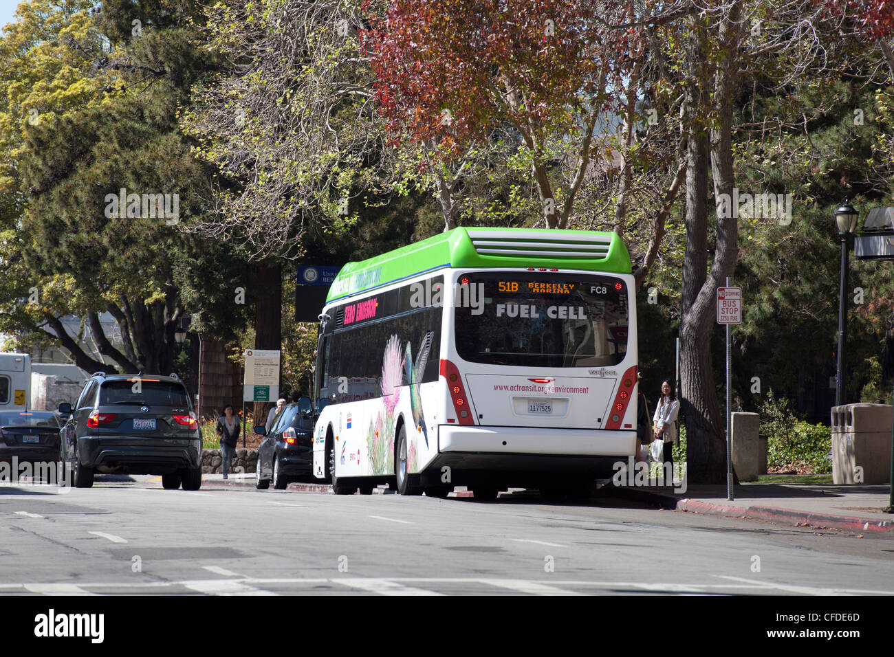 Fuel Cell Hydrogen Hybrid Bus, AC Transit, Berkeley, Alameda County ...