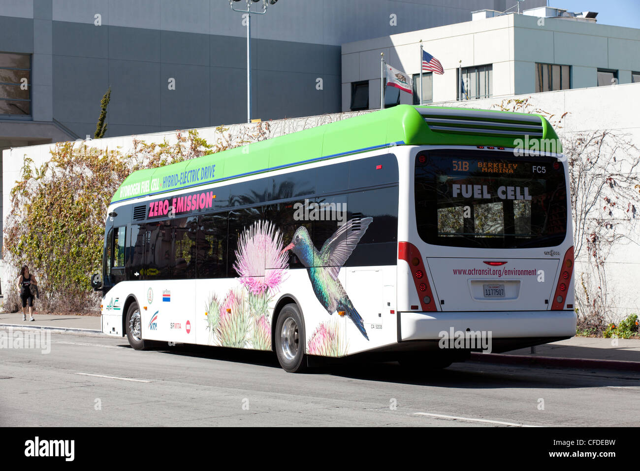 Fuel Cell Hydrogen Hybrid Bus, AC Transit, Berkeley, Alameda County ...