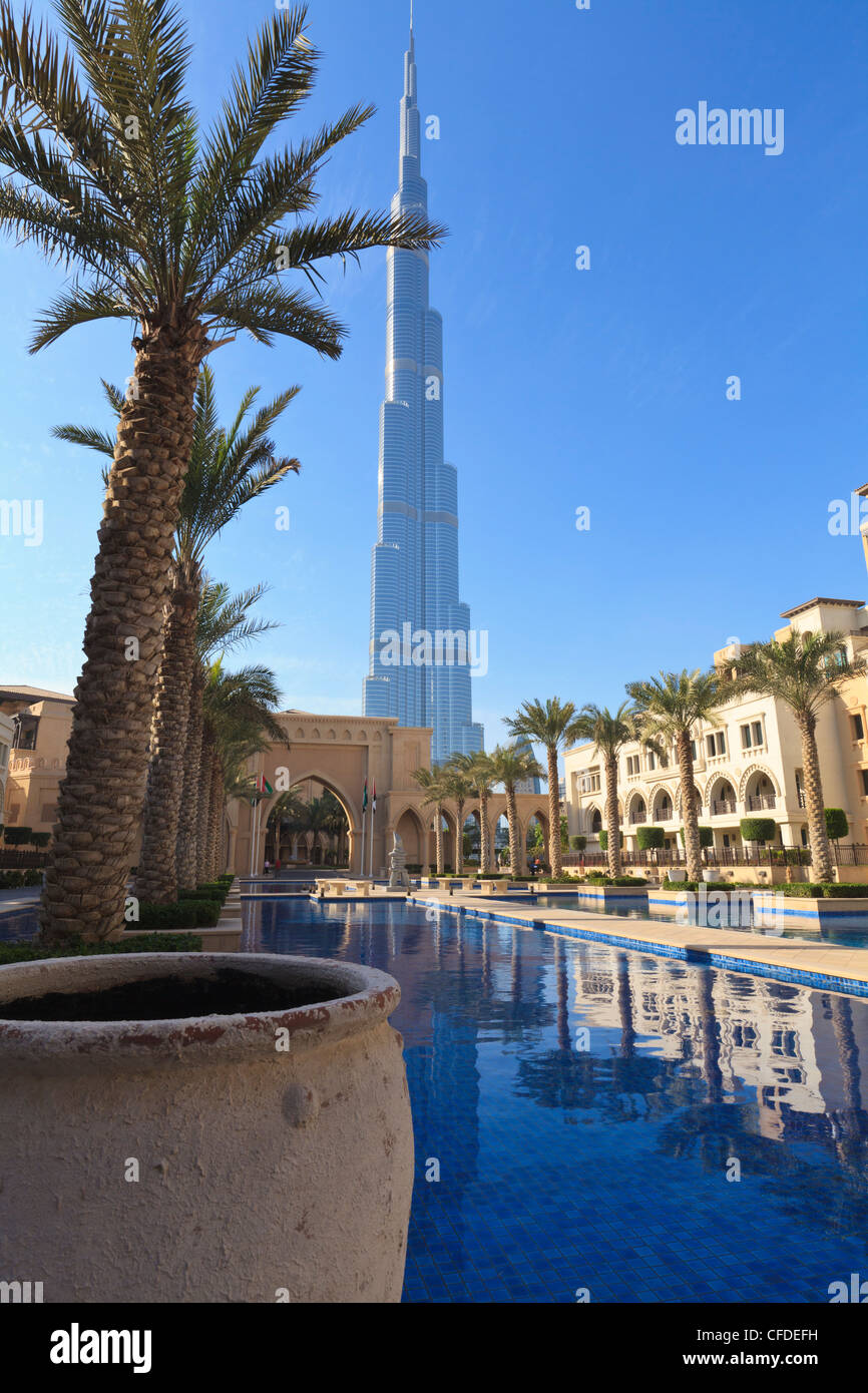 Burj Khalifa, the tallest man made structure in the world at 828 metres ...