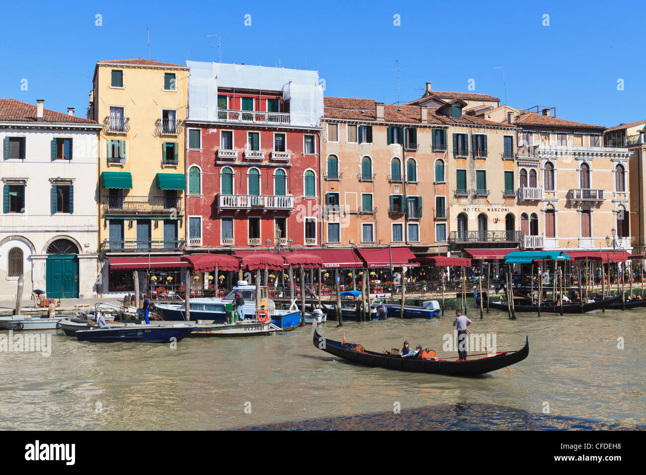 Grand Canal, Venice, UNESCO World Heritage Site, Veneto, Italy, Europe ...