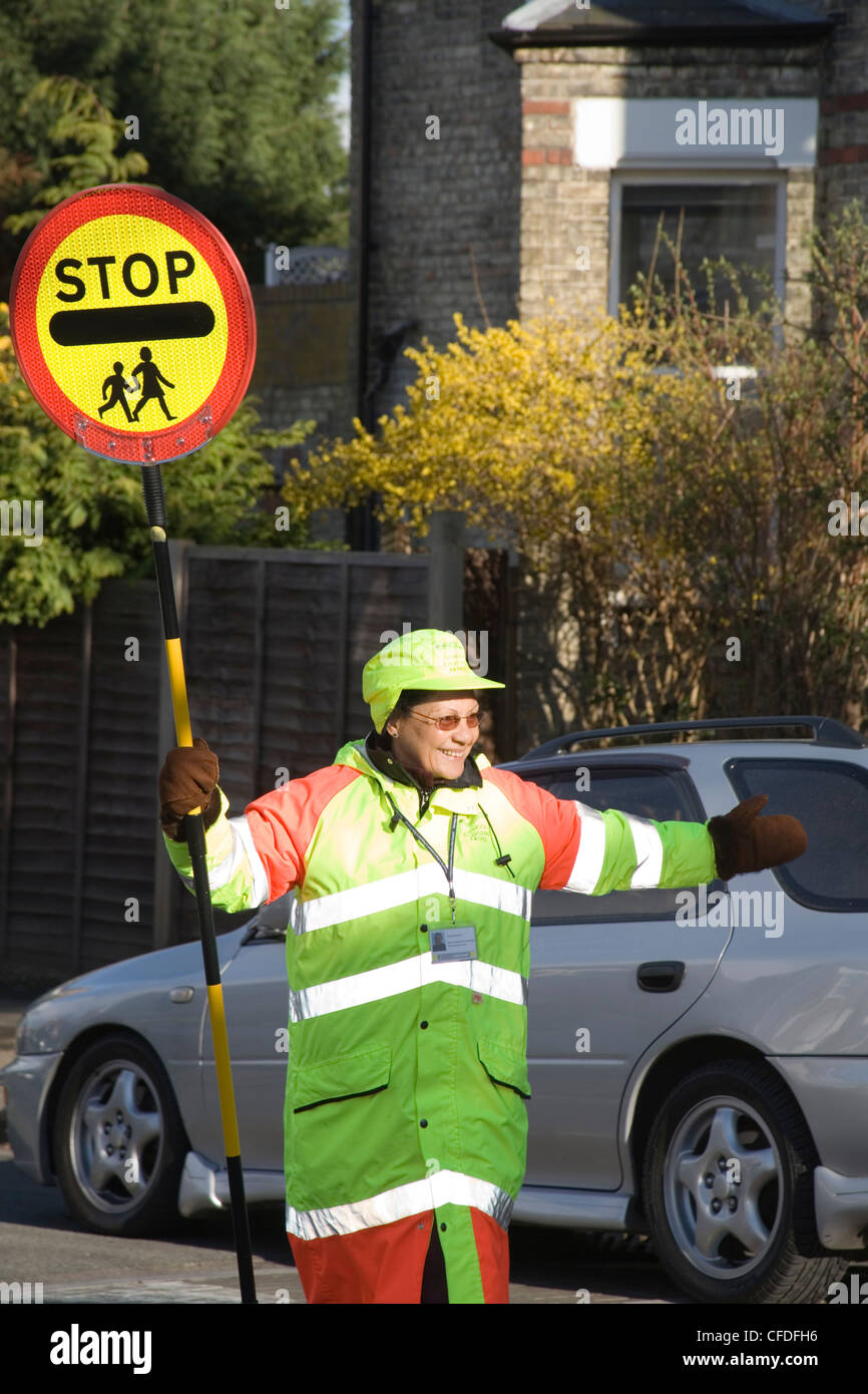 Lollipop lady school uniform hi-res stock photography and images - Alamy