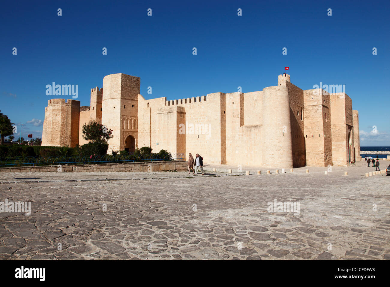 Ribat (fortress), Monastir, Tunisia, North Africa, Africa Stock Photo ...