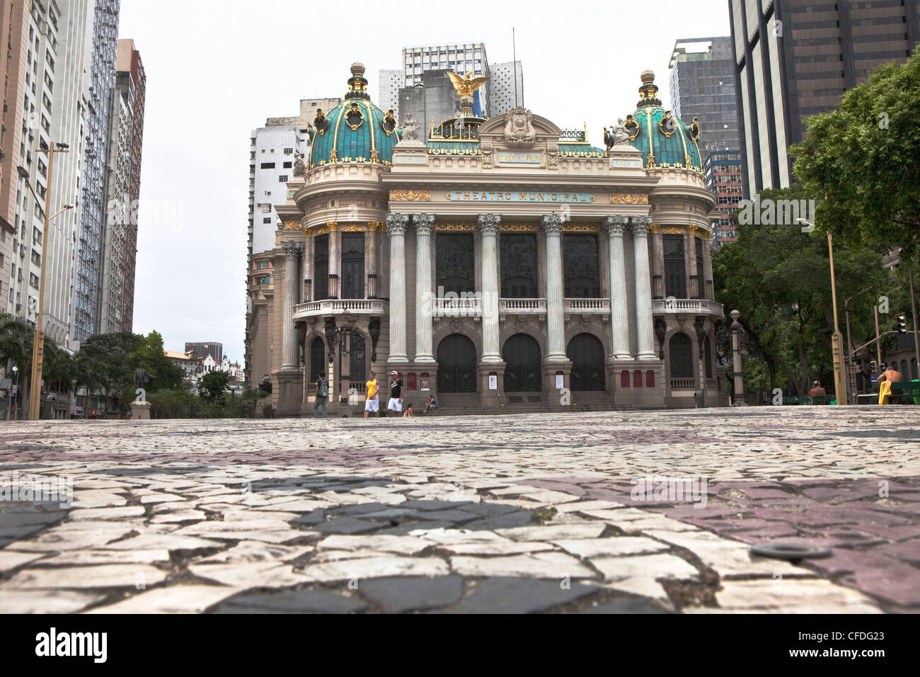 Teatro Municipal, Municipial Theatre at the Cinelandia square at ...