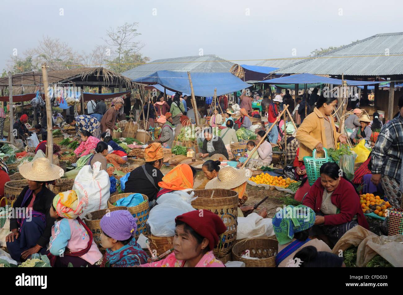 Different tribal people selling vegetable hi-res stock photography and ...