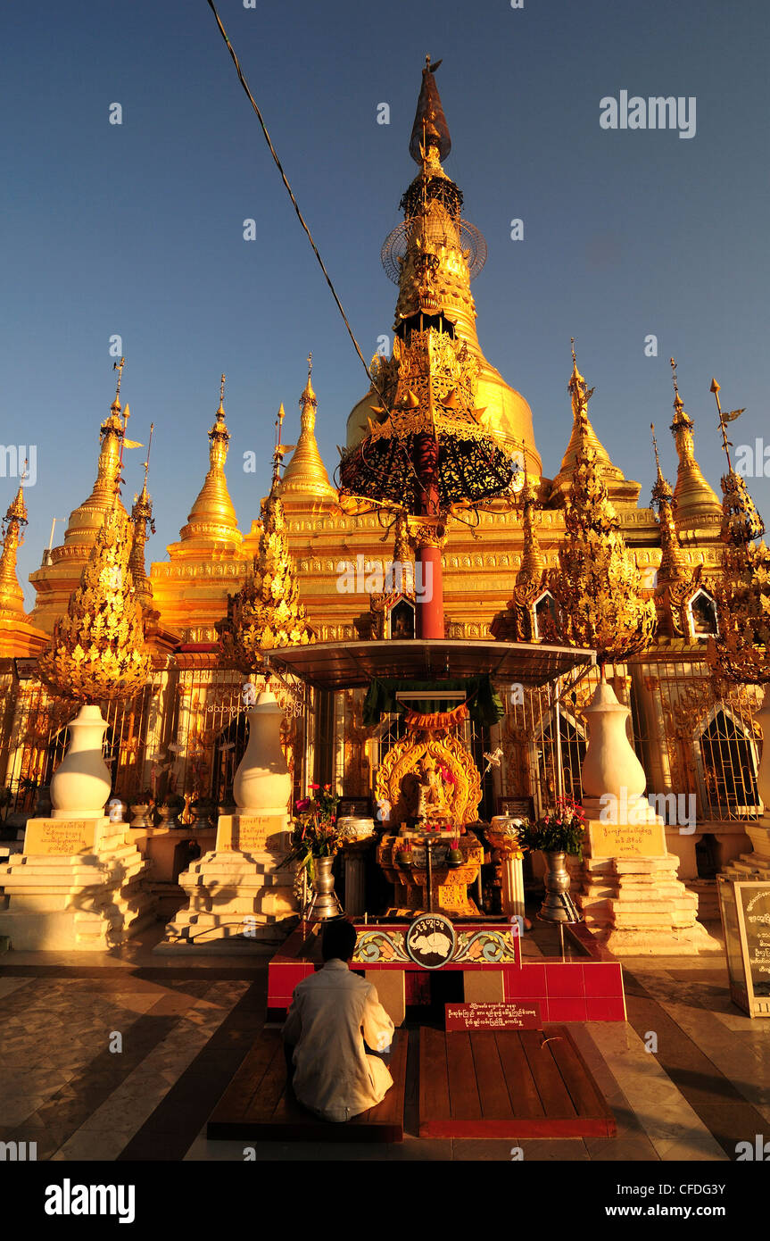 Shwesandaw Pagoda in Pyay, Myanmar, Asia Stock Photo - Alamy