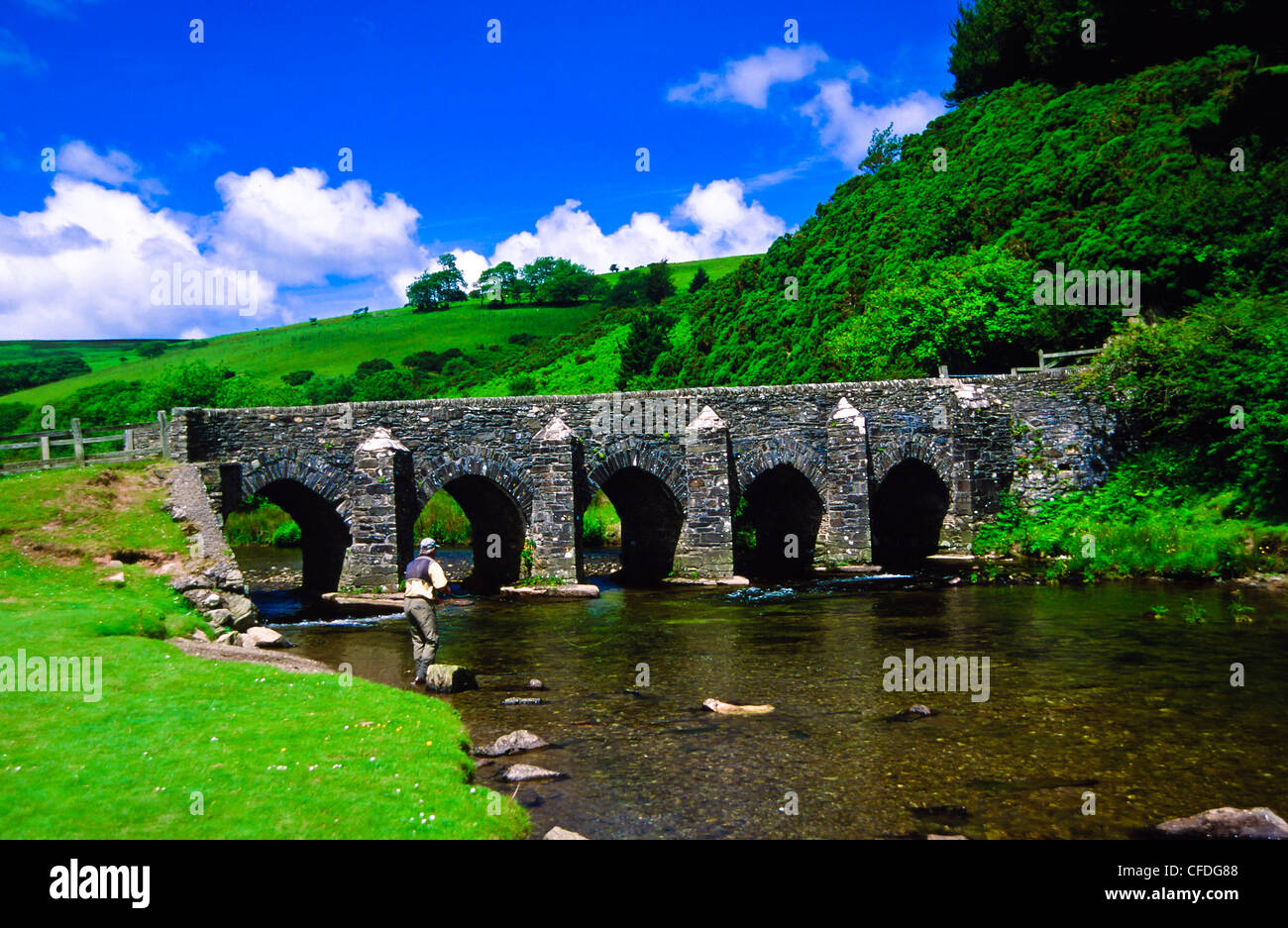 River barle fishing hi-res stock photography and images - Alamy