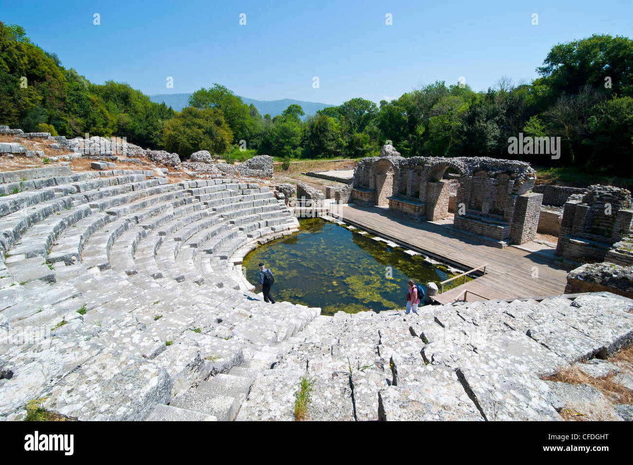 The Roman ruins of Butrint, UNESCO World Heritage Site, Albania, Europe ...