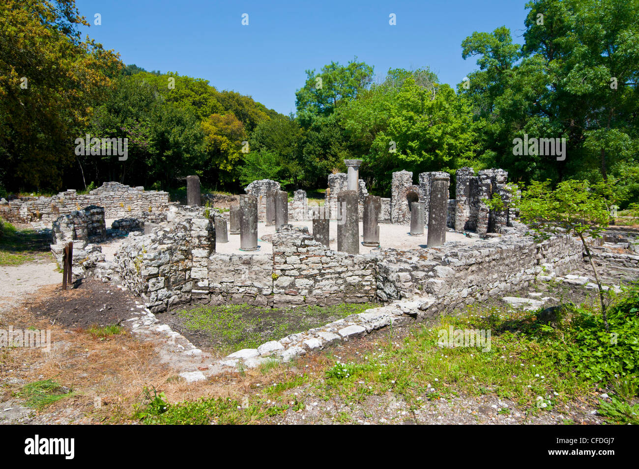 The Roman ruins of Butrint, UNESCO World Heritage Site, Albania, Europe ...