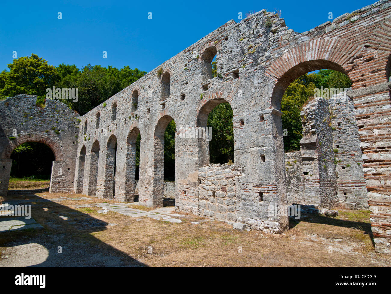 The Roman ruins of Butrint, UNESCO World Heritage Site, Albania, Europe ...