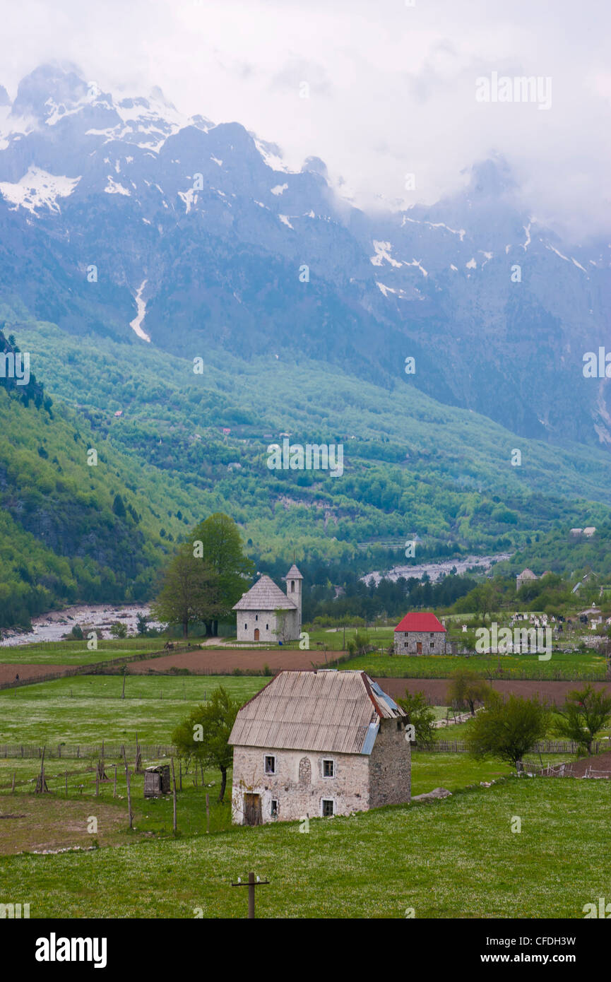 Thethi in the Albanian Alps, Albania, Europe Stock Photo - Alamy