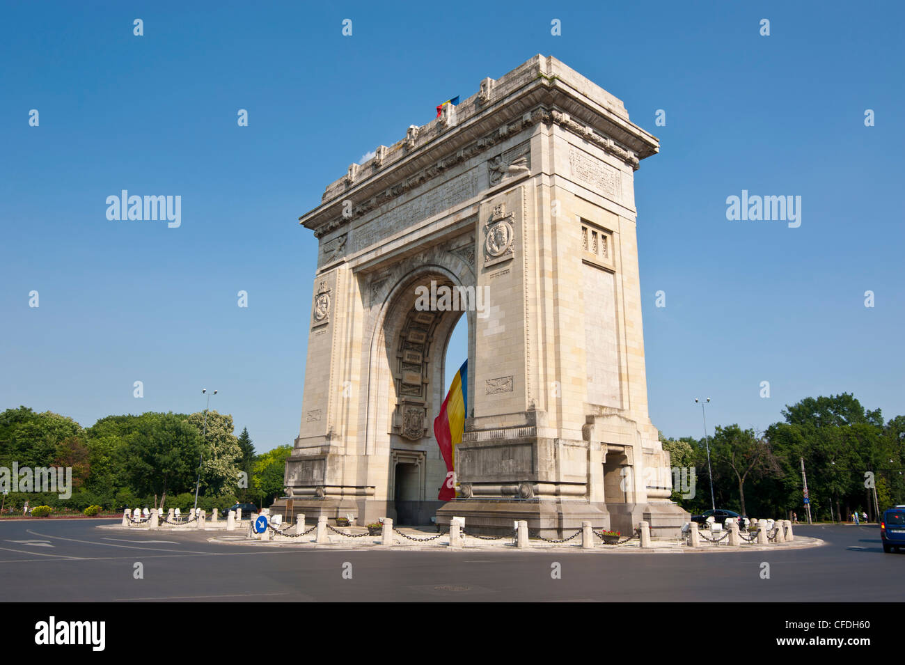 Arcul de Triumf (Triumphal Arch), Bucharest, Romania, Europe Stock ...
