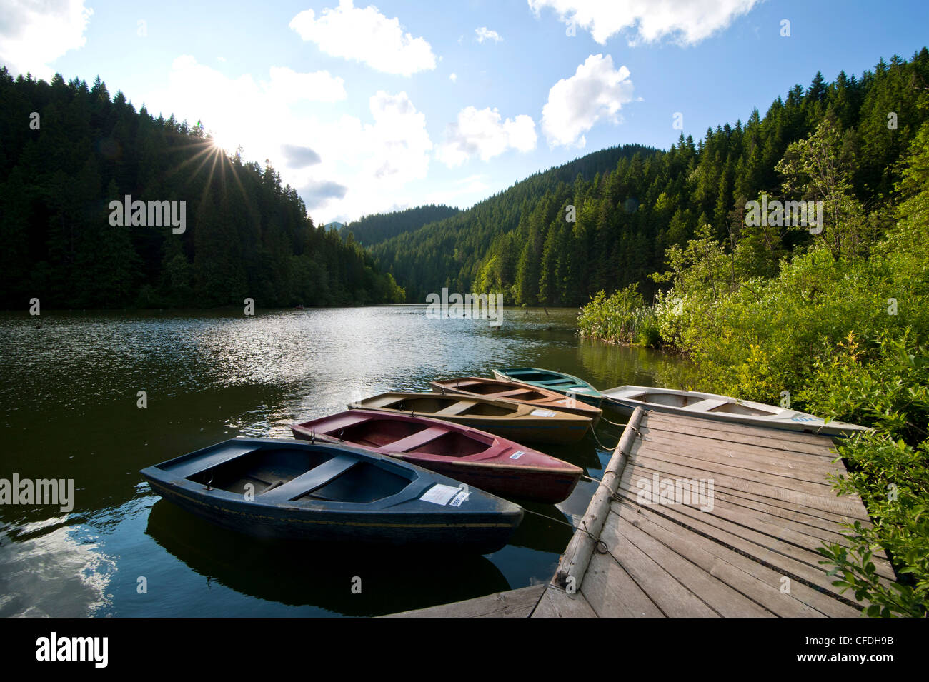 Lago Rosso, Romania, Europe Stock Photo - Alamy