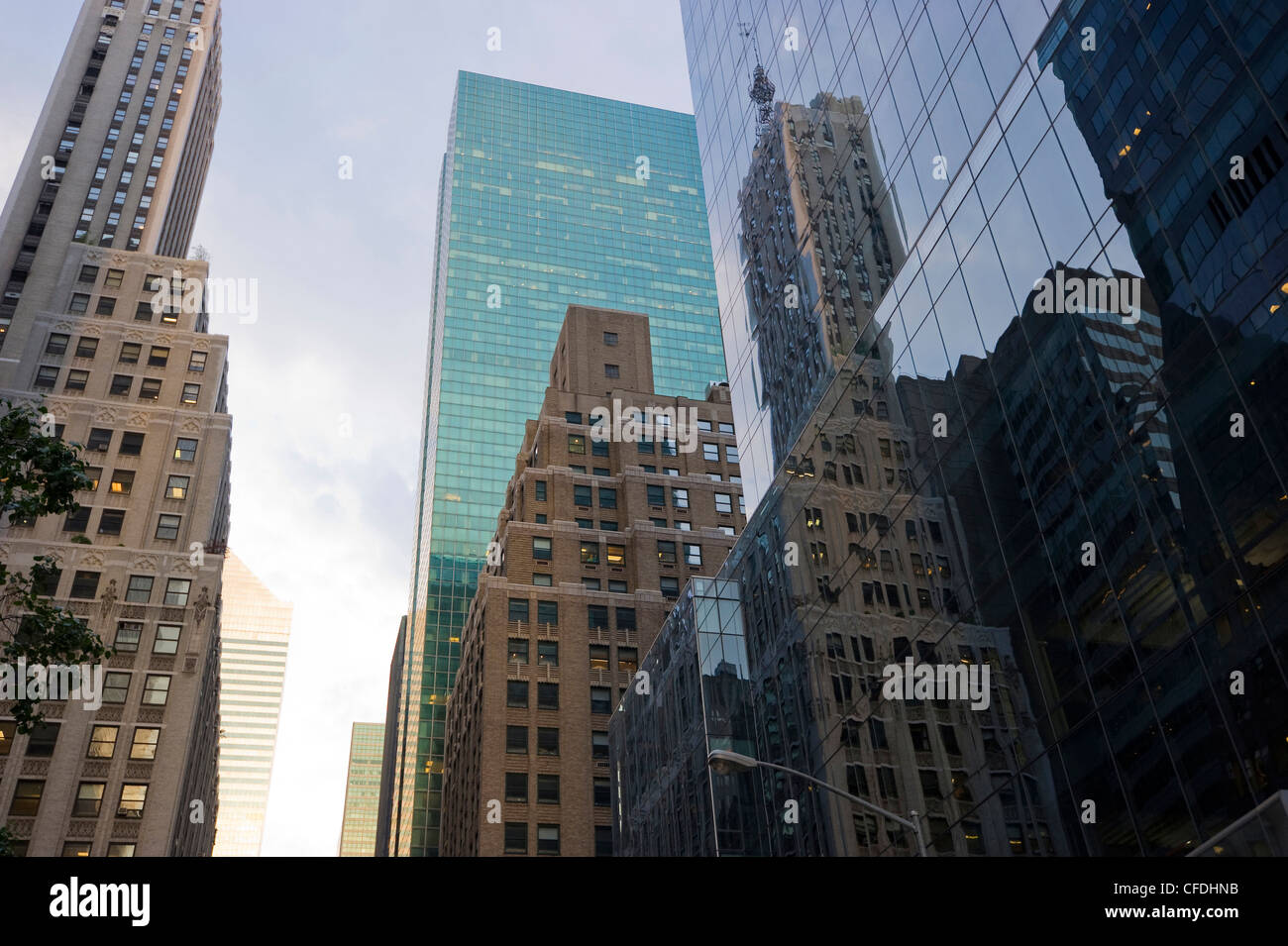 High rise buildings at Park Avenue, Manhattan, New York, USA, America ...