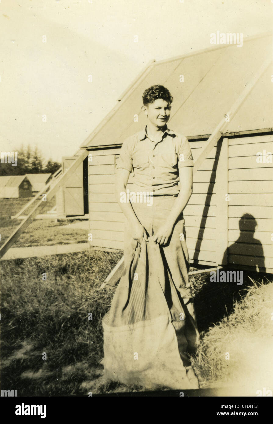 Mail Call US Marines USMC WWII camp world war two bag packages youth ...