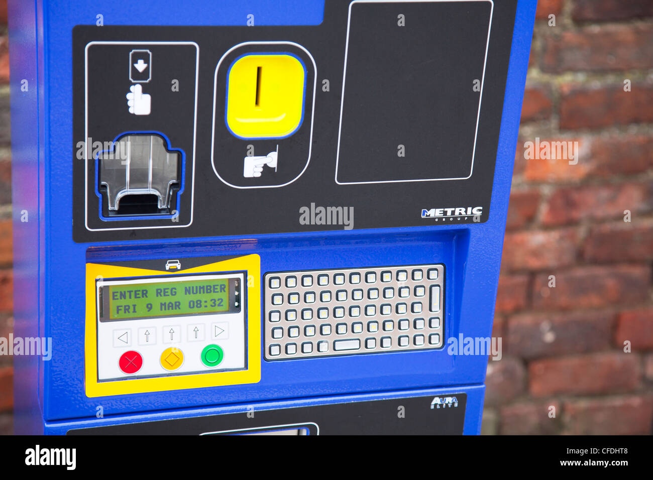 Brand new full keyboard style car park ticket machine needing full ...