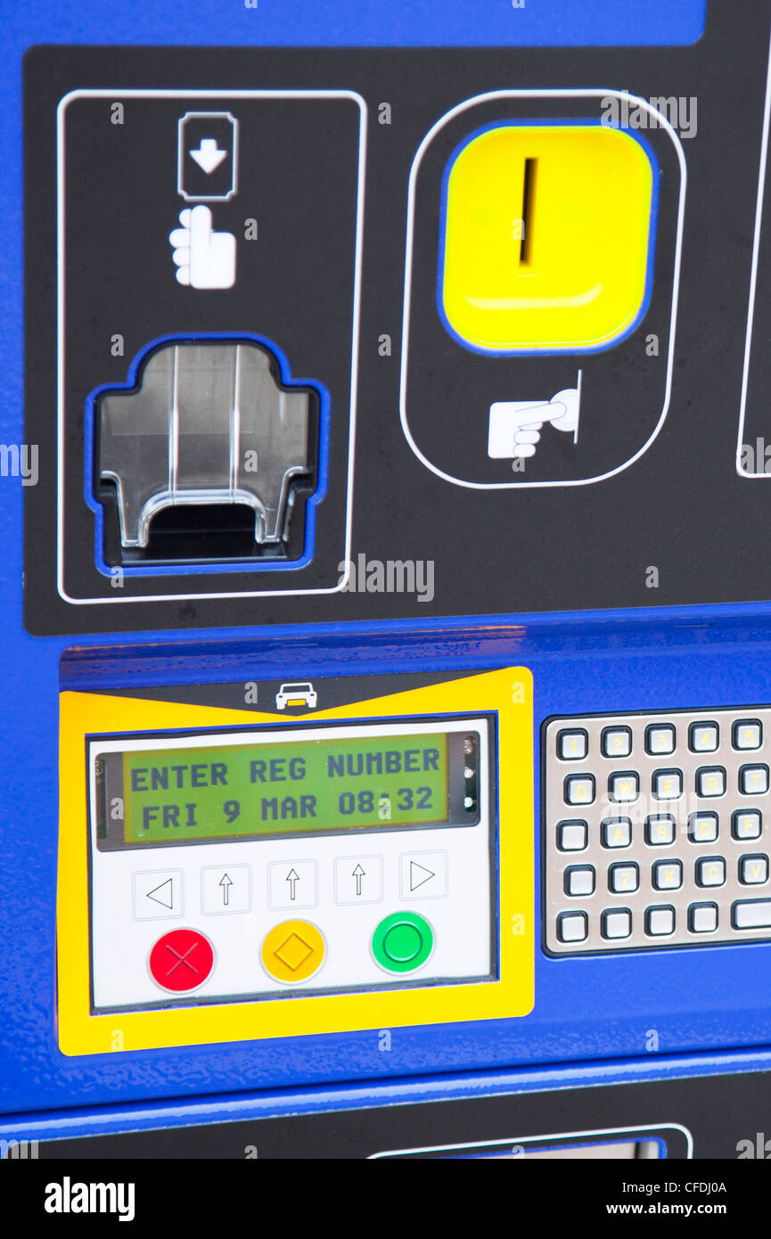 Brand new full keyboard style car park ticket machine needing full ...