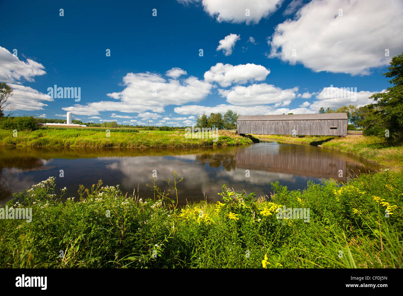 The Hasty Bridge (officially Petitcodiac River #3 Covered Bridge) River ...