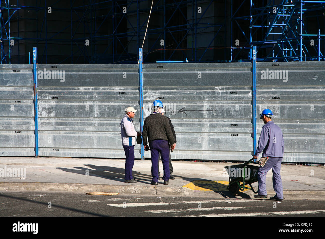 Worker in the street Buenos aires argentina Stock Photo - Alamy