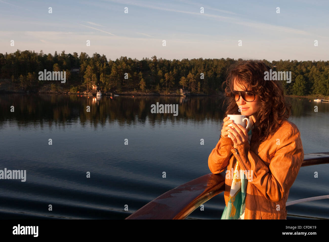 Cup coffee cruise ship ocean hi-res stock photography and images - Alamy