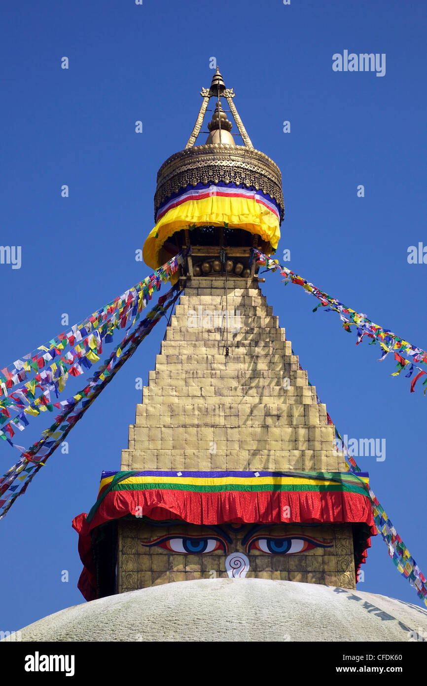 Boudhanath Stupa, ancient holy Buddhist site and UNESCO World Heritage ...