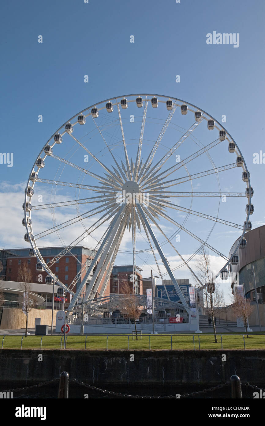 The Ferris Wheel in Liverpool Stock Photo - Alamy