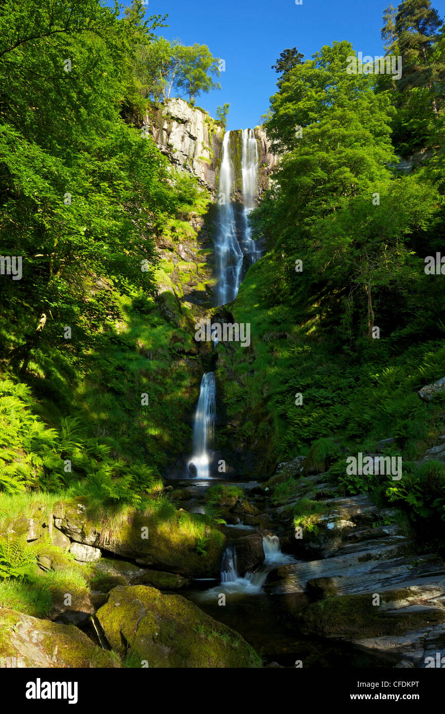 Llanrhaeadr waterfall hi-res stock photography and images - Alamy