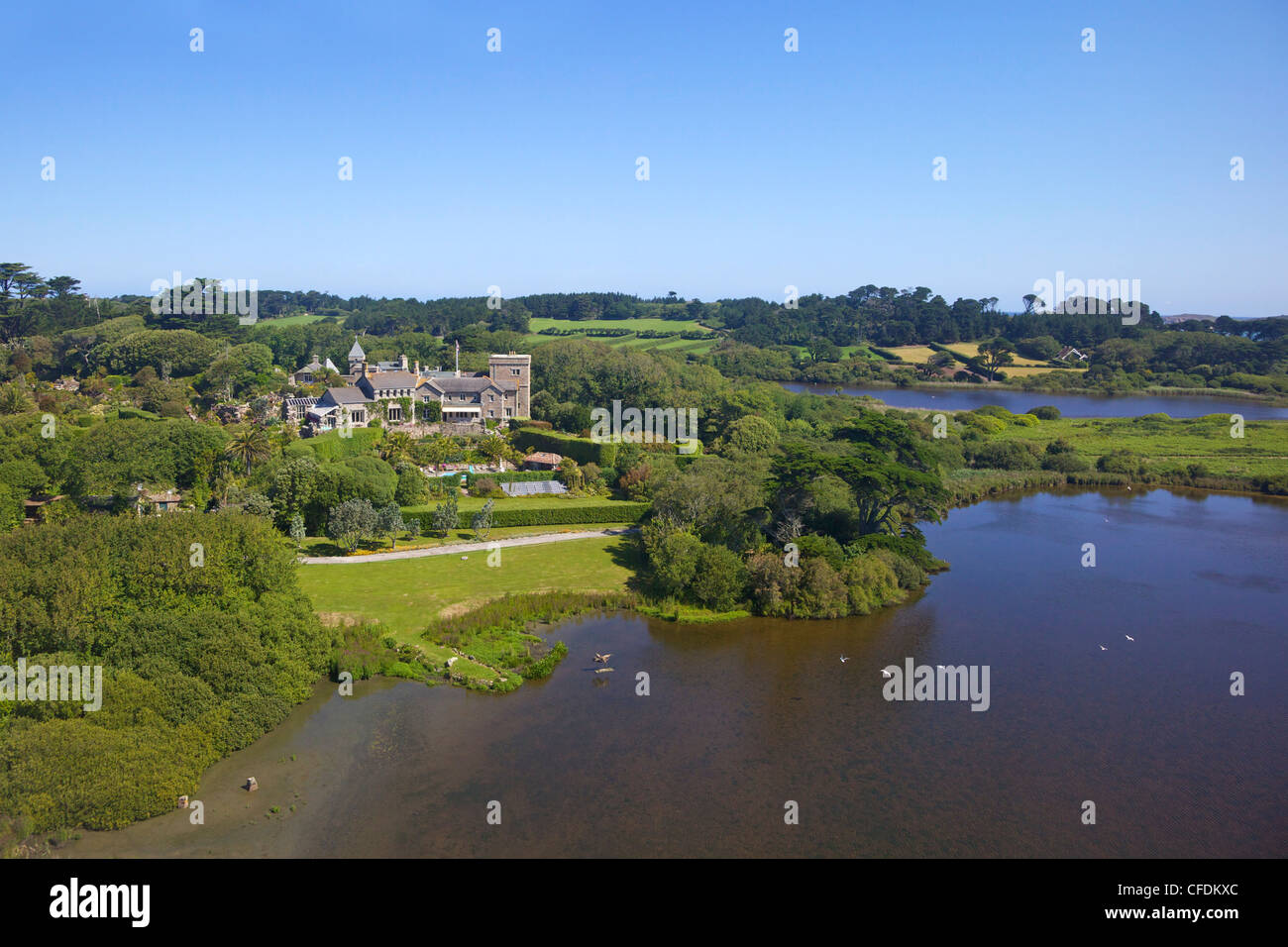 The isles of scilly aerial hi-res stock photography and images - Alamy