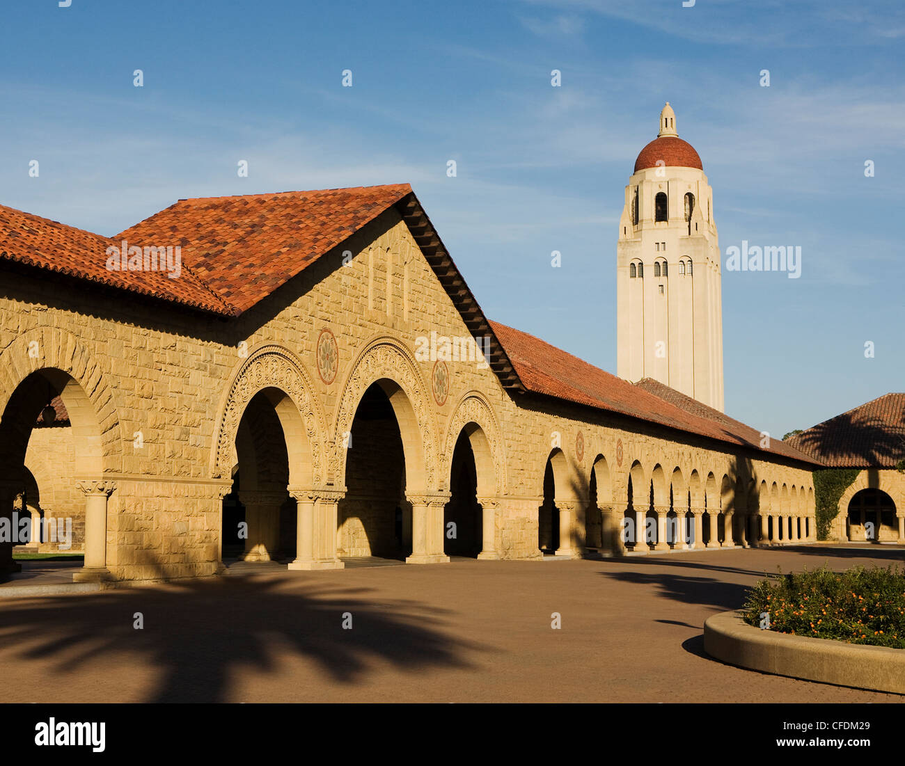 Hoover Tower near the Main Quad at Stanford University in the San ...