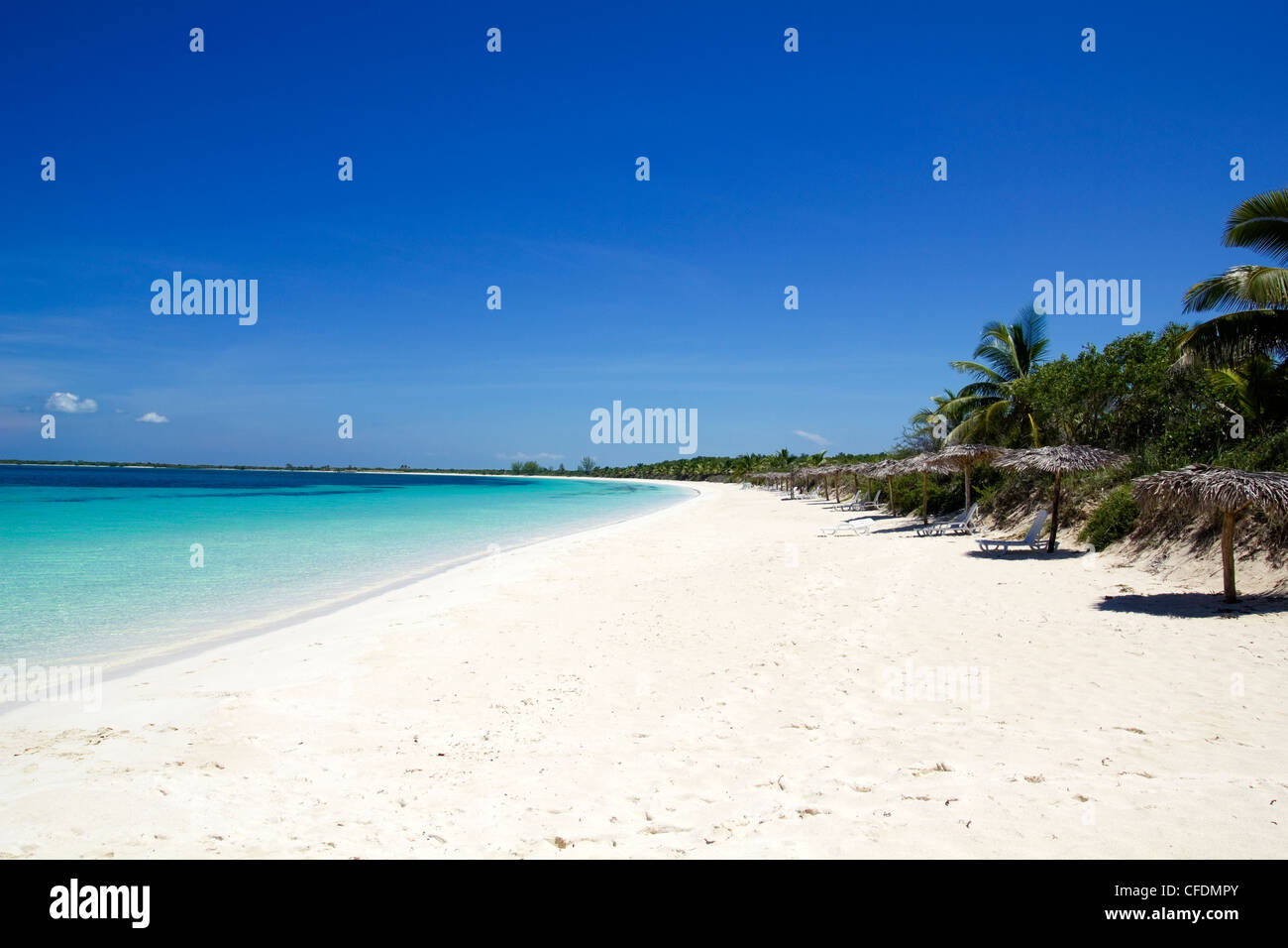 Beach of Cayo Santa Maria. Cuba Stock Photo - Alamy