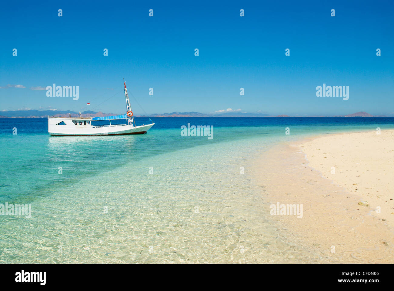 Labuanbajo bay, desert island, Flores Island, Indonesia, Southeast Asia ...