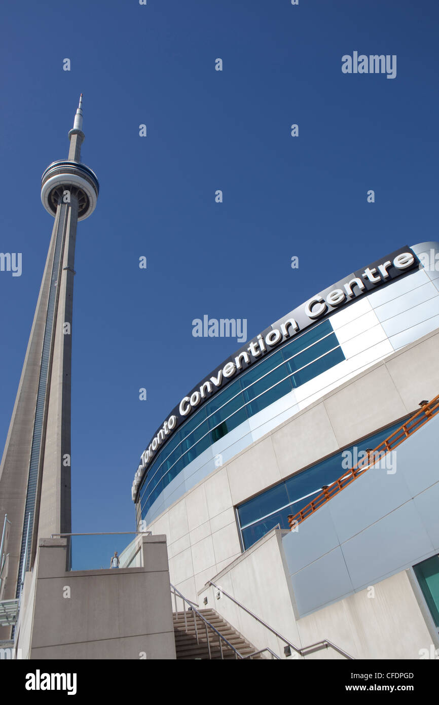 CN Tower from the Metro Toronto Convention Centre, Toronto, Canada ...