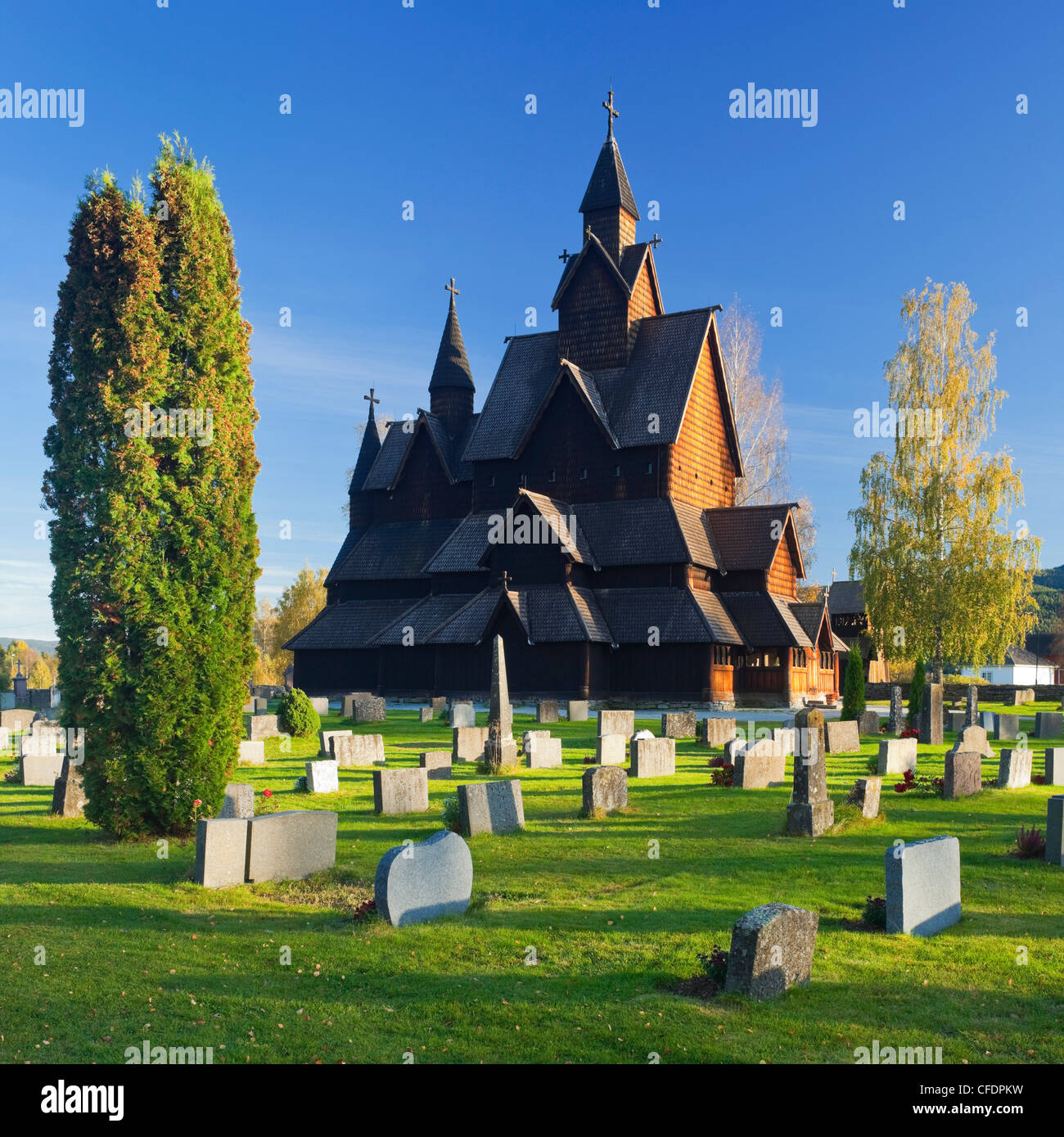 Heddel stave church, Heddal, Notodden, Telemark, Norway Stock Photo - Alamy